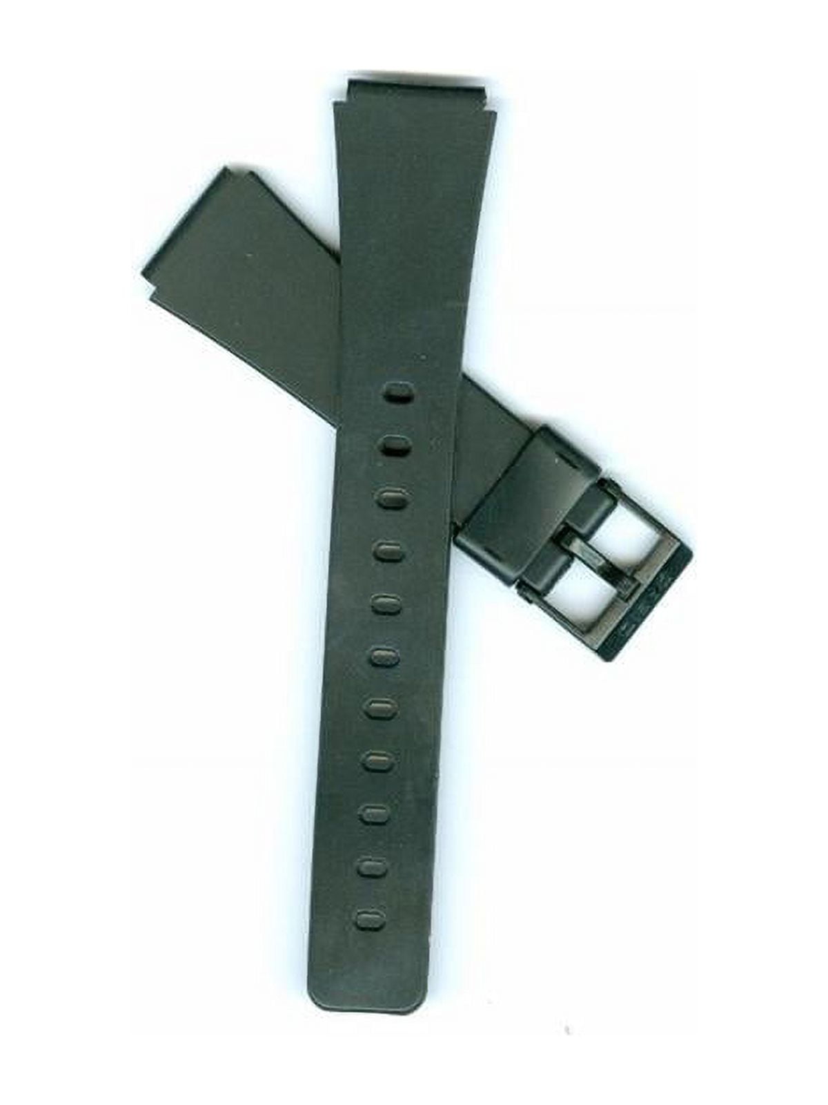 Casio Watchbands Black Resin-MQ/PNM100- Part #70602107 - Walmart.com