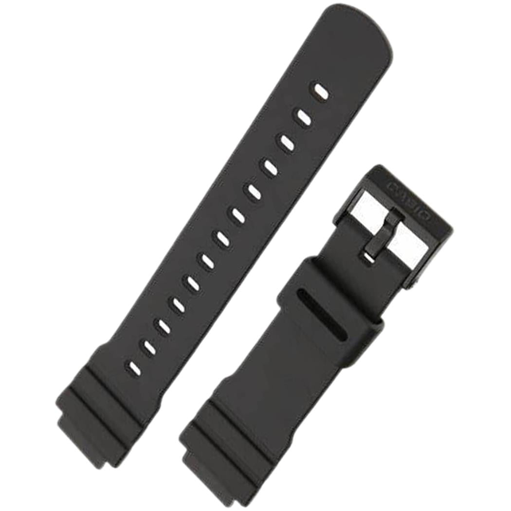 Casio 16mm Black Resin Watchband Strap 70604067 - Walmart.com