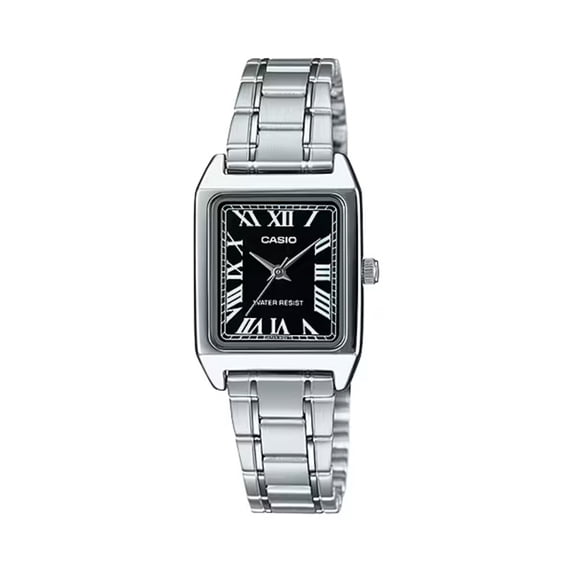 Casio Women's Stainless Steel Band Analog Watch, Quartz Movement, 22 mm ...