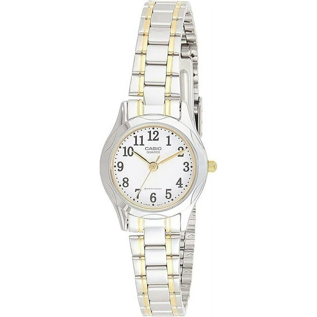 Casio Women's Classic Stainless Steel Silver/Gold Watch Quartz Mineral ...