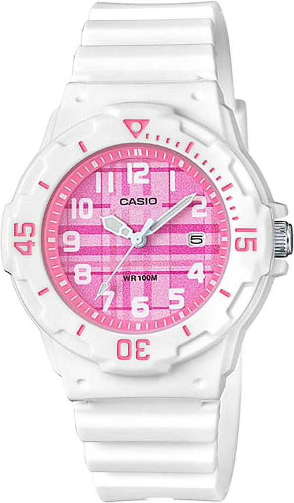 Casio Women's Dive Style Watch, White/Pink LRW200H-4CV - Walmart.com