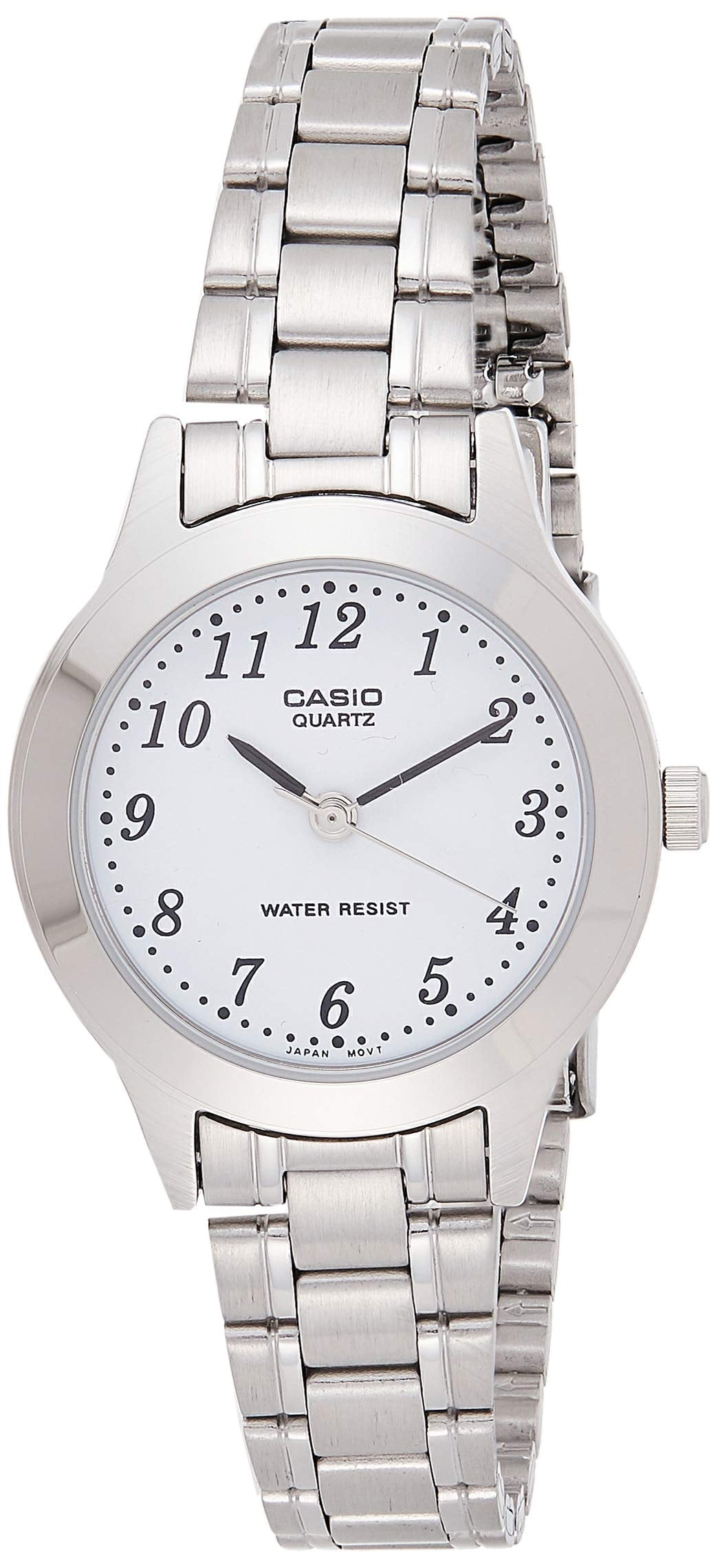 Casio Women's Quartz Analogue Watch with Stainless Steel Strap LTP ...