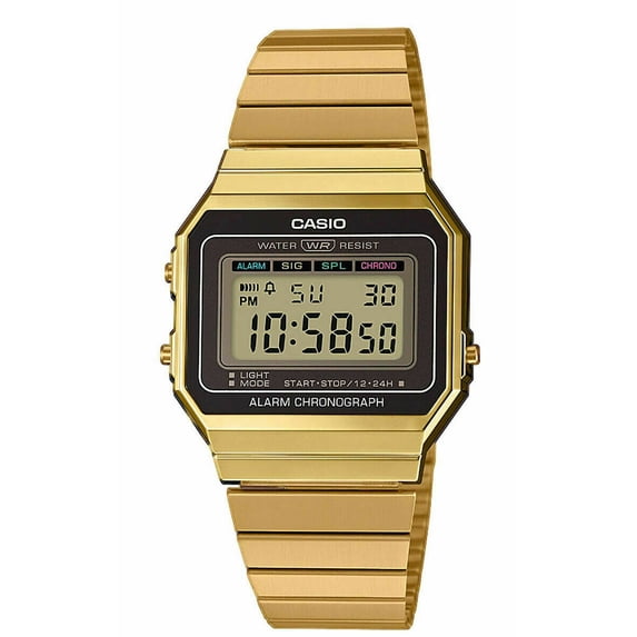 Casio A700WG-9A Vintage Series Gold Tone Metal Wrist WaterProof ...
