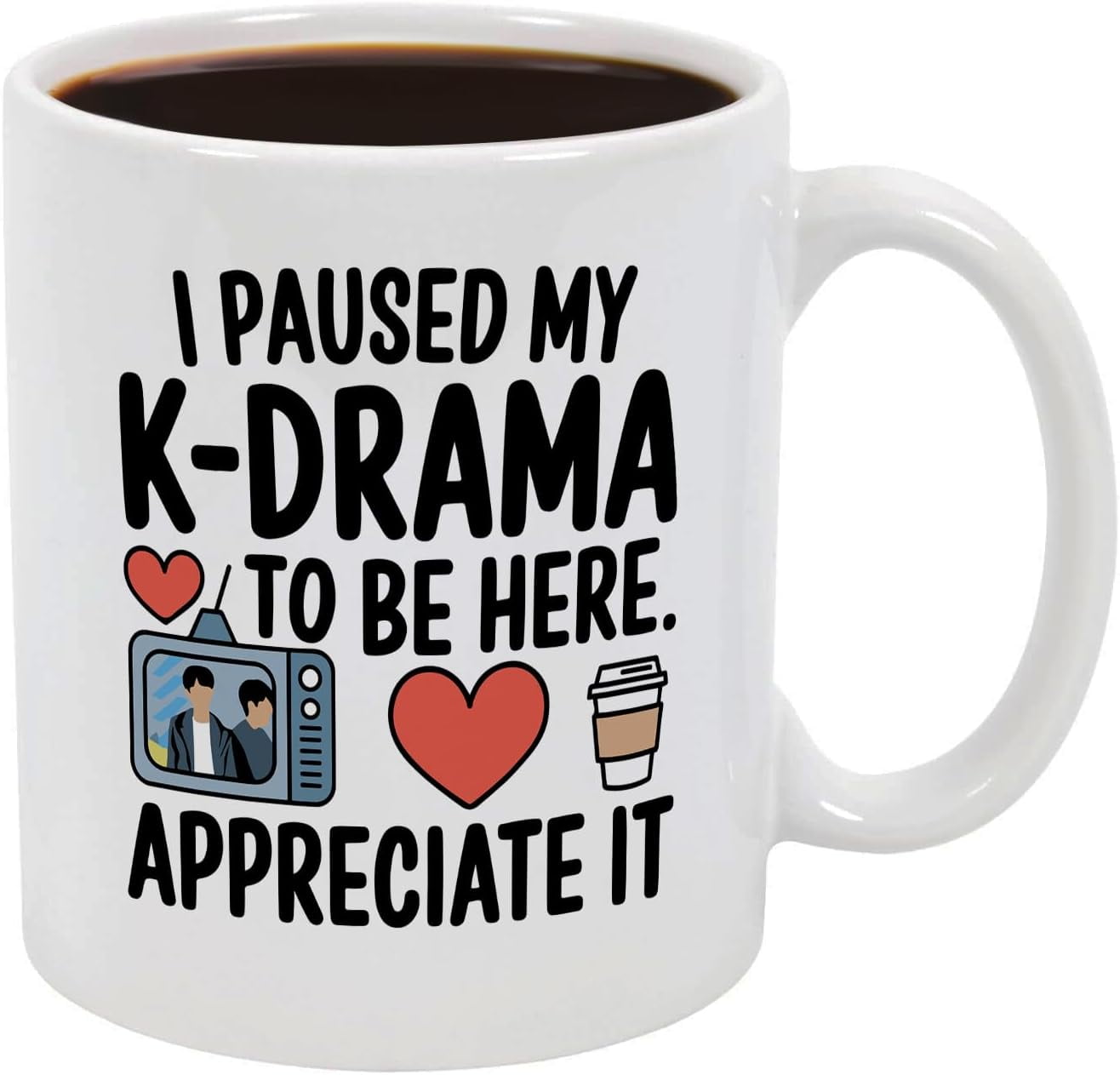 Casitika K Drama Gifts For Women. Funny 11 Oz K-drama Coffee Mug, I ...