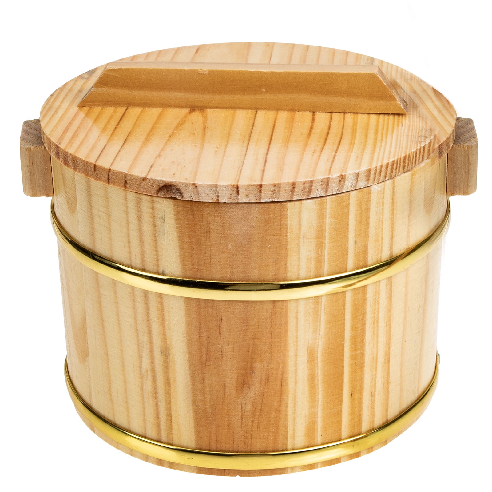 Cask Rice Lidded Mixing Tub Sushi Bowl Japanese Food Containers with ...