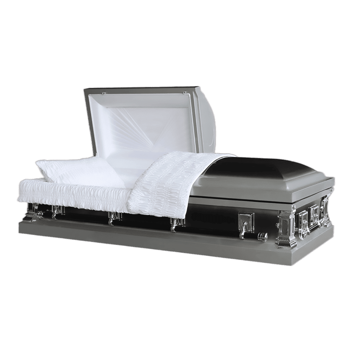 Casket Emporium Jupiter Series Black Ebony 28*81 in Funeral Casket ...