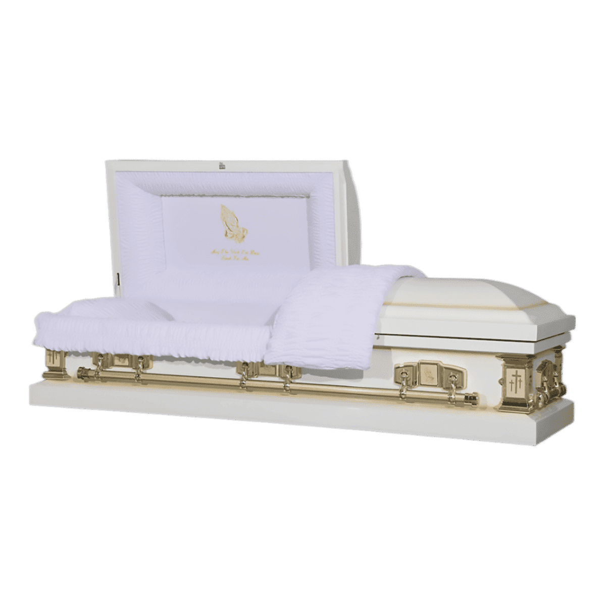 Casket Emporium Neptune Series White Pearl - Walmart.com
