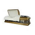 Casket Emporium Velvet King Caskets NFL Gold Velvet 18 Gauge Standard ...