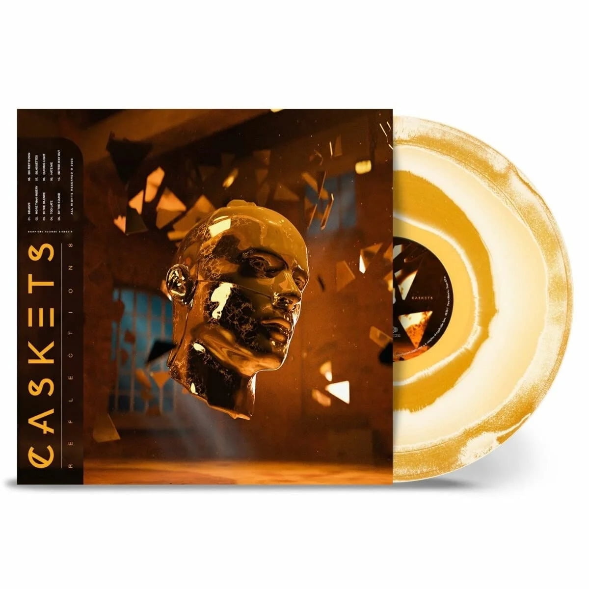 Caskets - Reflections - Corona Orange & White Colored Vinyl - Music ...