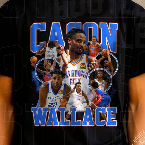 Cason Wallace Shirt for Oklahoma Basketball Fan Vintage Bootleg Style ...
