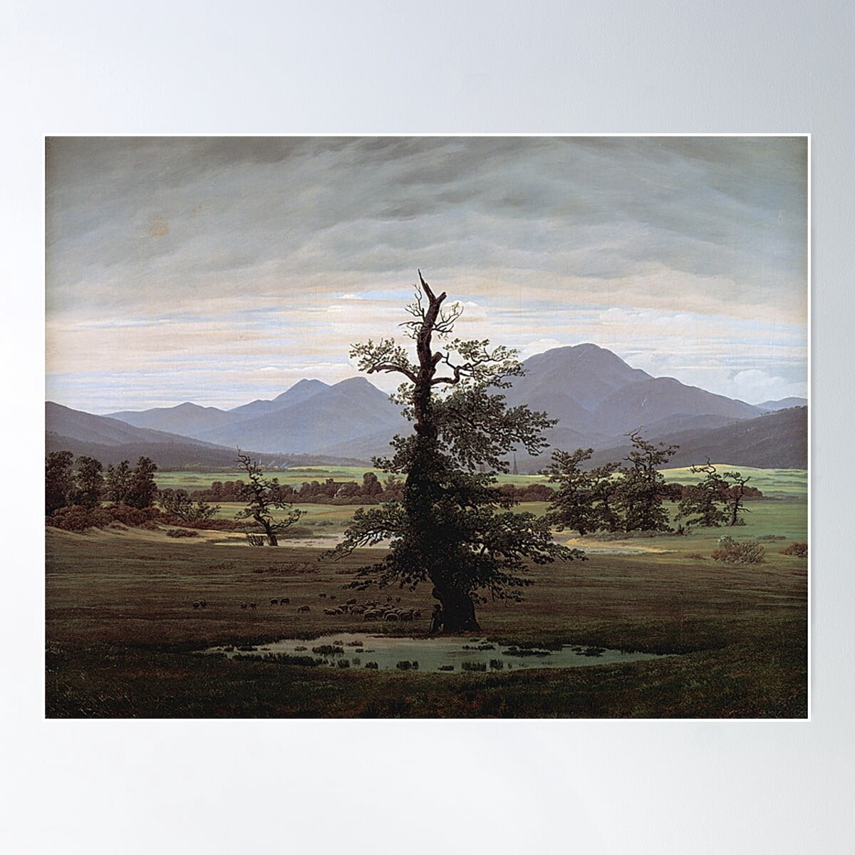 Caspar David Friedrich Poster Wall Art, Modern Wall Decor For Living ...