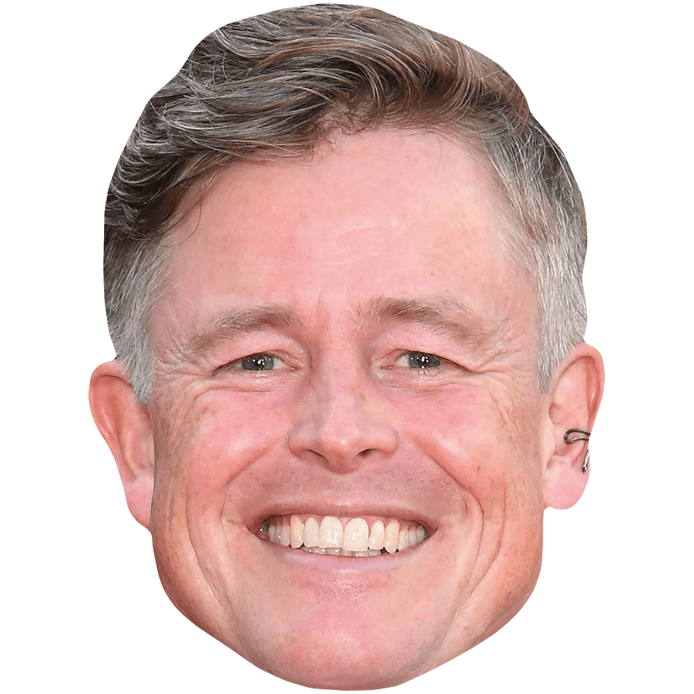 Caspar Phillipson (Grey Hair) Celebrity Mask, Flat Card Face, Fancy ...