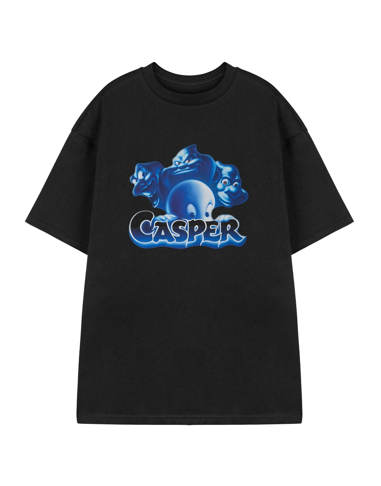 Casper Black Casper & Friends Short Sleeved T-Shirt (Unisex) - Walmart.com