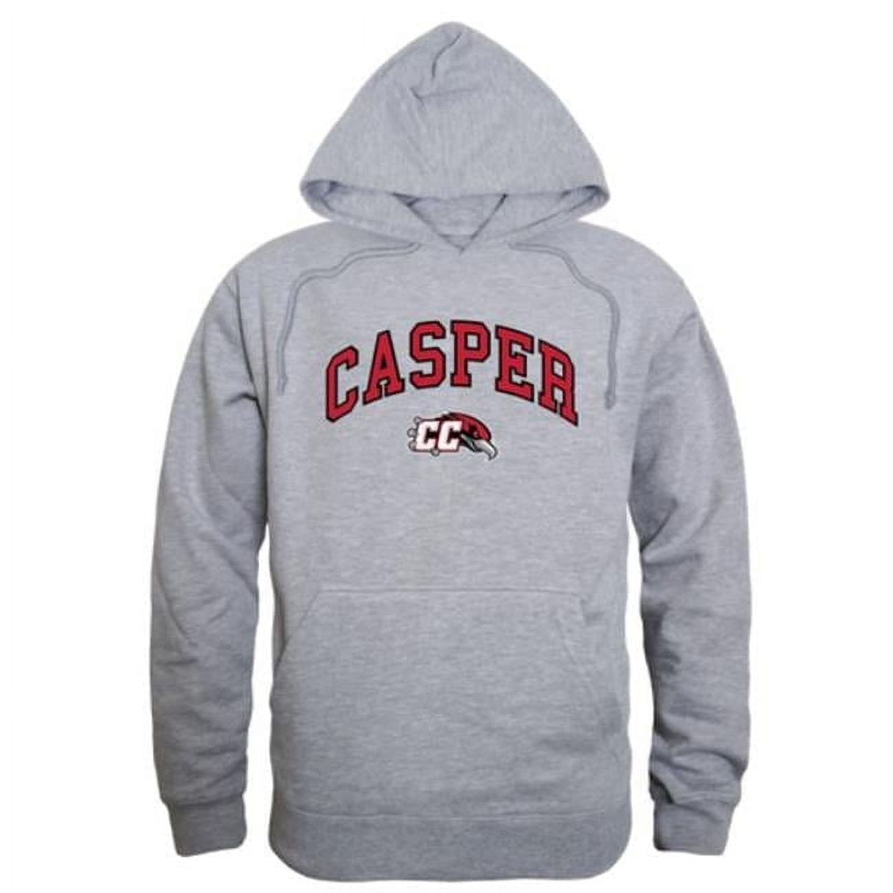 Casper College Thunderbirds Campus Hoodie, Heather Grey - Extra Large ...