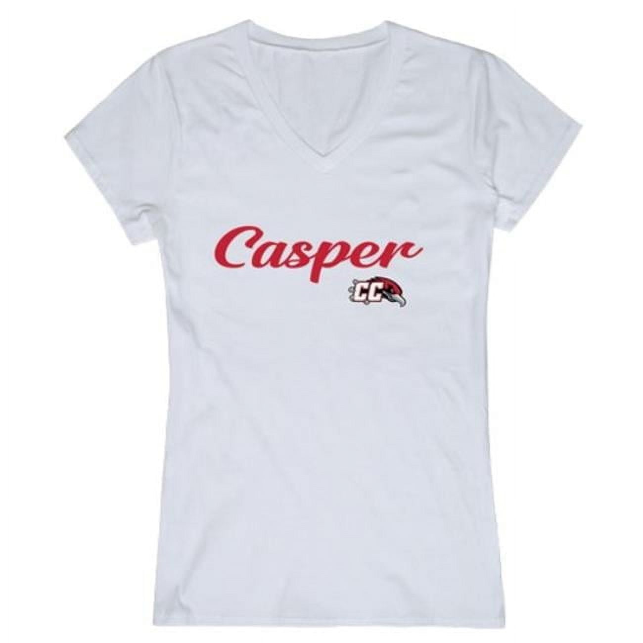 Casper College Thunderbirds Script T-Shirt, White - Extra Large ...