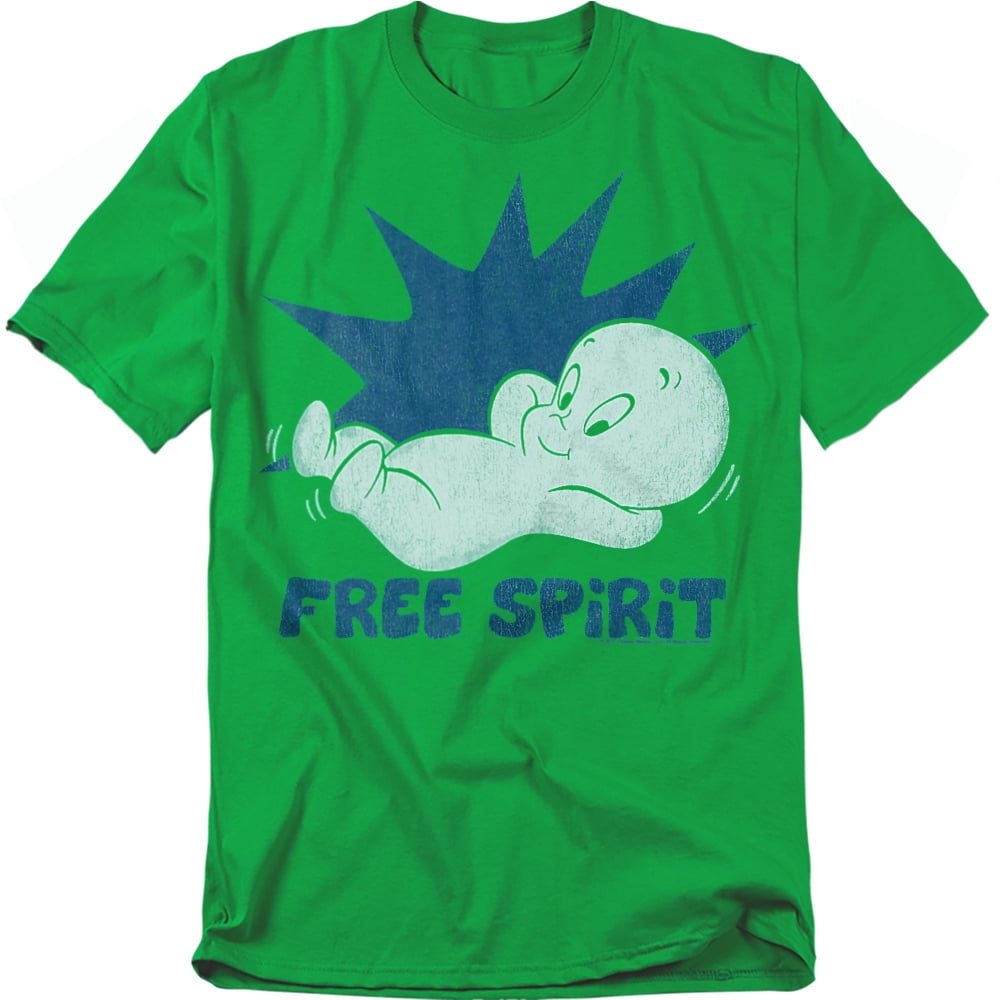 Casper T-Shirt Free Spirit Unisex Graphic Tee For Men & Women Kelly ...