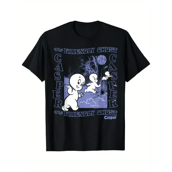 Casper Friendship Ghost Night T-Shirt - Walmart.com