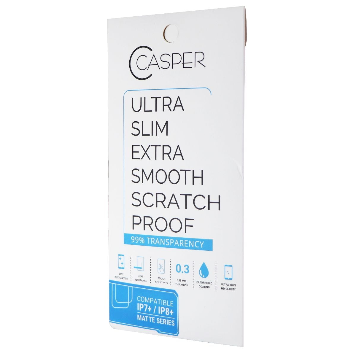 Casper Matte Surface Tempered Glass for iPhone 8+ (Plus) / iPhone 7 ...