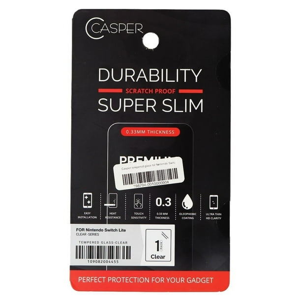 Casper Premium Tempered Glass Screen Protector for Nintendo Switch Lite ...