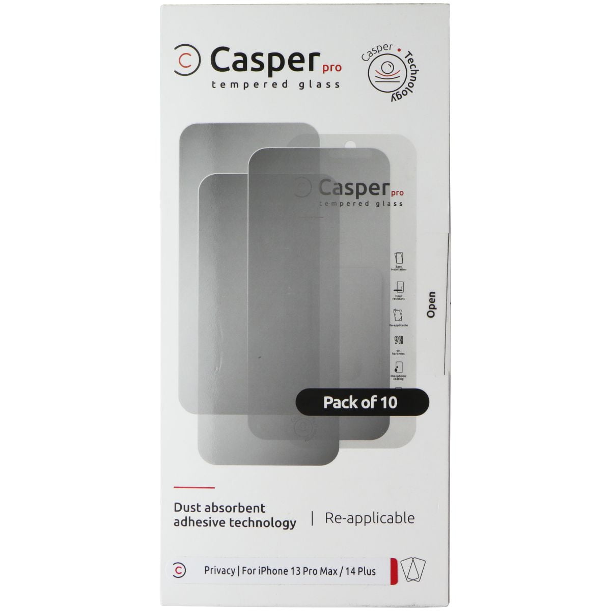 Casper Pro Privacy Tempered Glass 10 Pack for Apple iPhone 13 Pro Max ...