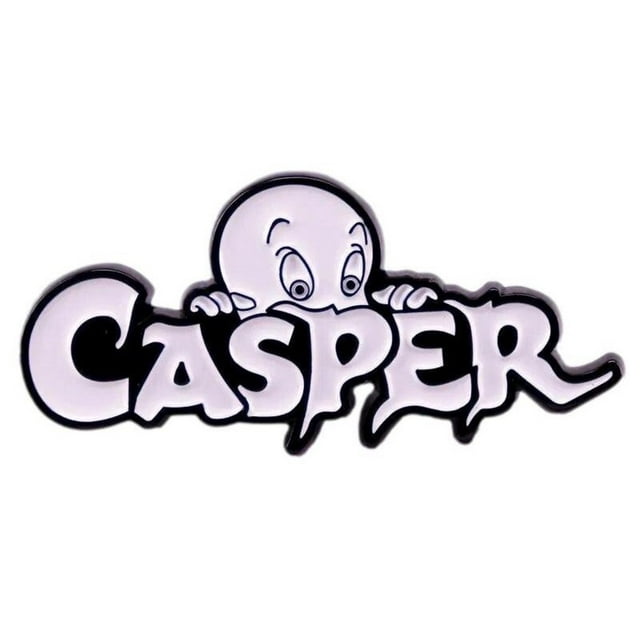 Casper The Friendly Ghost 1.5 Inches Wide Enamel Metal Pin - Walmart ...