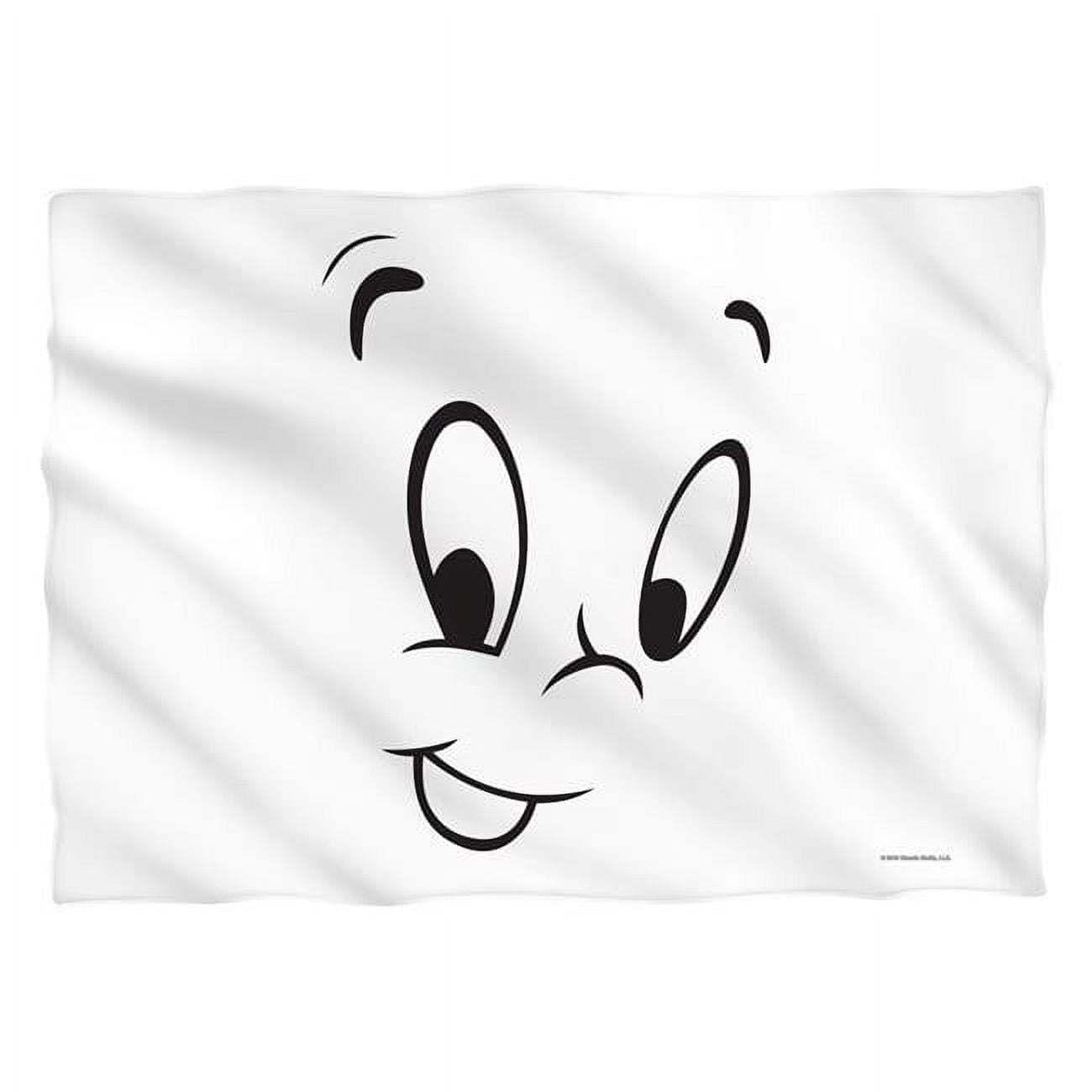 Casper The Friendly Ghost/face (front/back Print)-pillow Case-white ...