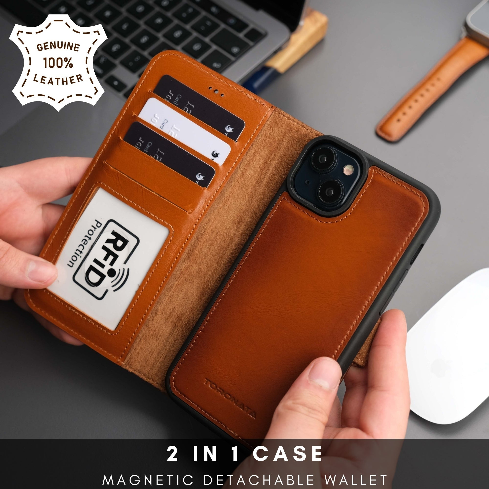 Casper iPhone 16 Wallet Case Leather MagSafe - Walmart.com