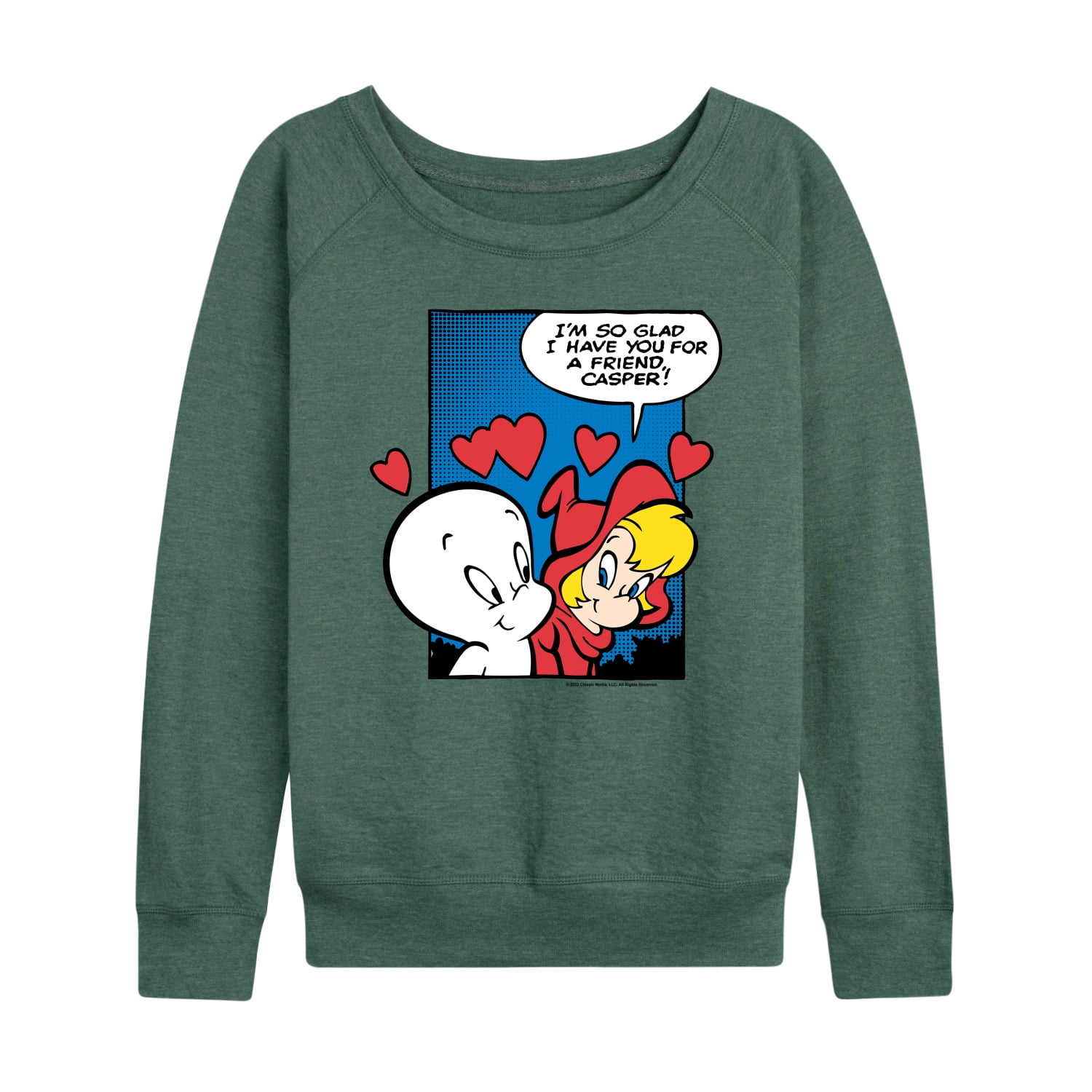 Casper the Friendly Ghost - Casper Wendy Comic Panel - Women's ...