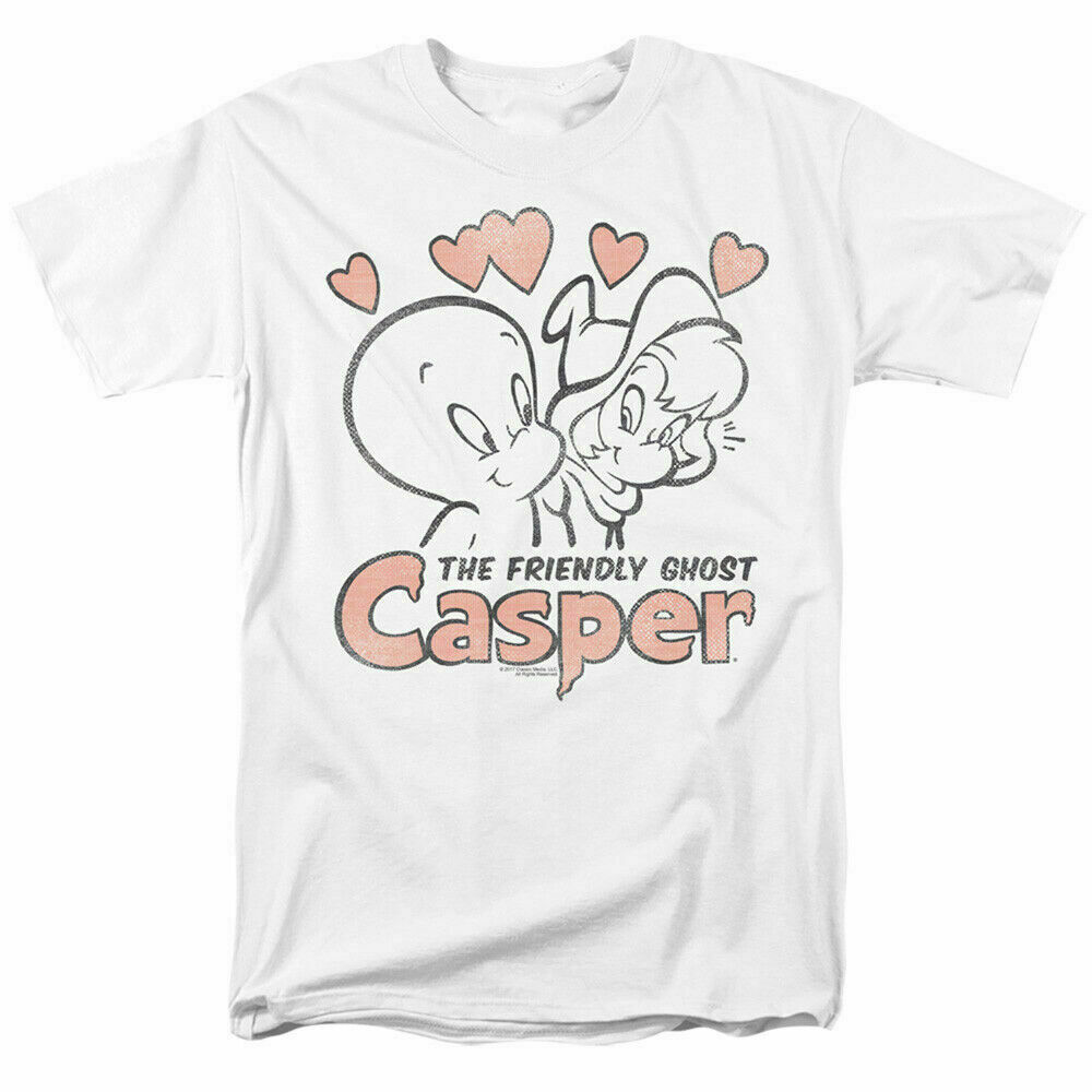 Casper the Friendly Ghost Hearts T Shirt Mens Licensed Cartoon ...
