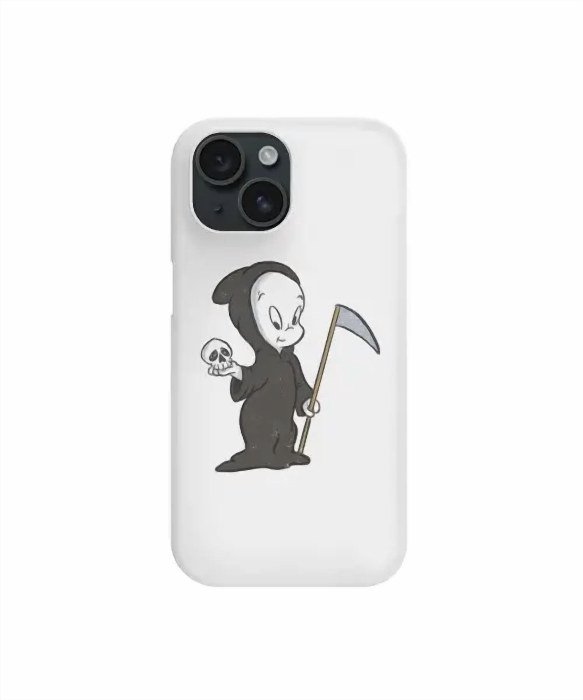 Casper the Friendly Reaper Funny Parody Phone Case for iPhone 16 15 14 ...