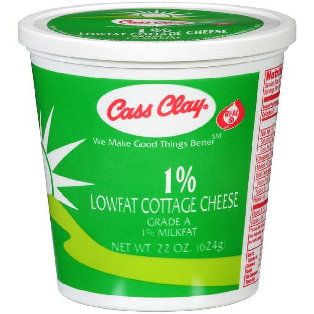 Cass-Clay 1% Lowfat Cottage Cheese, 22 oz - Walmart.com