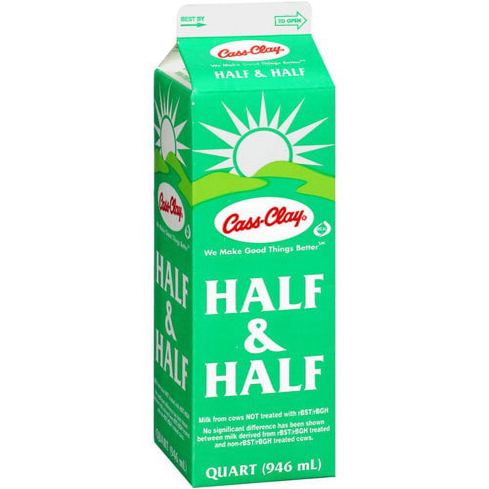 Cass-Clay Half & Half, 1 qt - Walmart.com