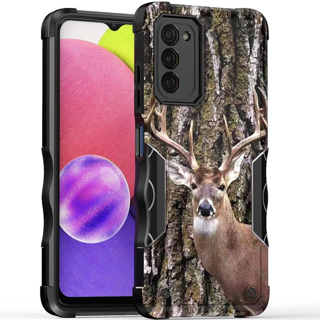 Cass Creations Case Compatible for Samsung Galaxy A03s, Hybrid ...