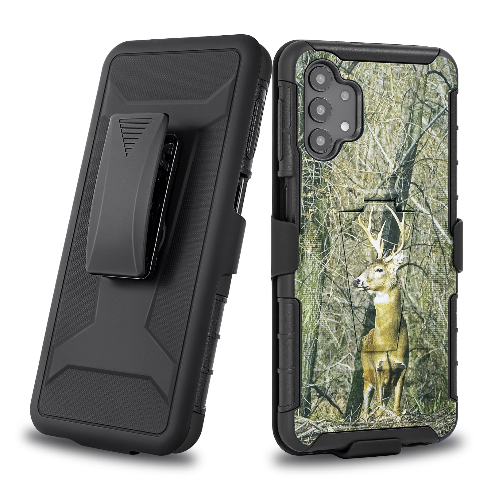 Cass Creations Case for Galaxy A13 5G, Belt Clip with Kickstand ...