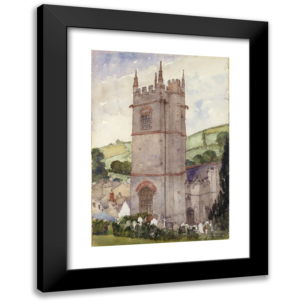 Cass Gilbert 18x24 Black Modern Framed Museum Art Print Titled - Church ...