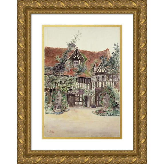 Cass Gilbert 18x24 Gold Ornate Framed and Double Matted Museum Art ...