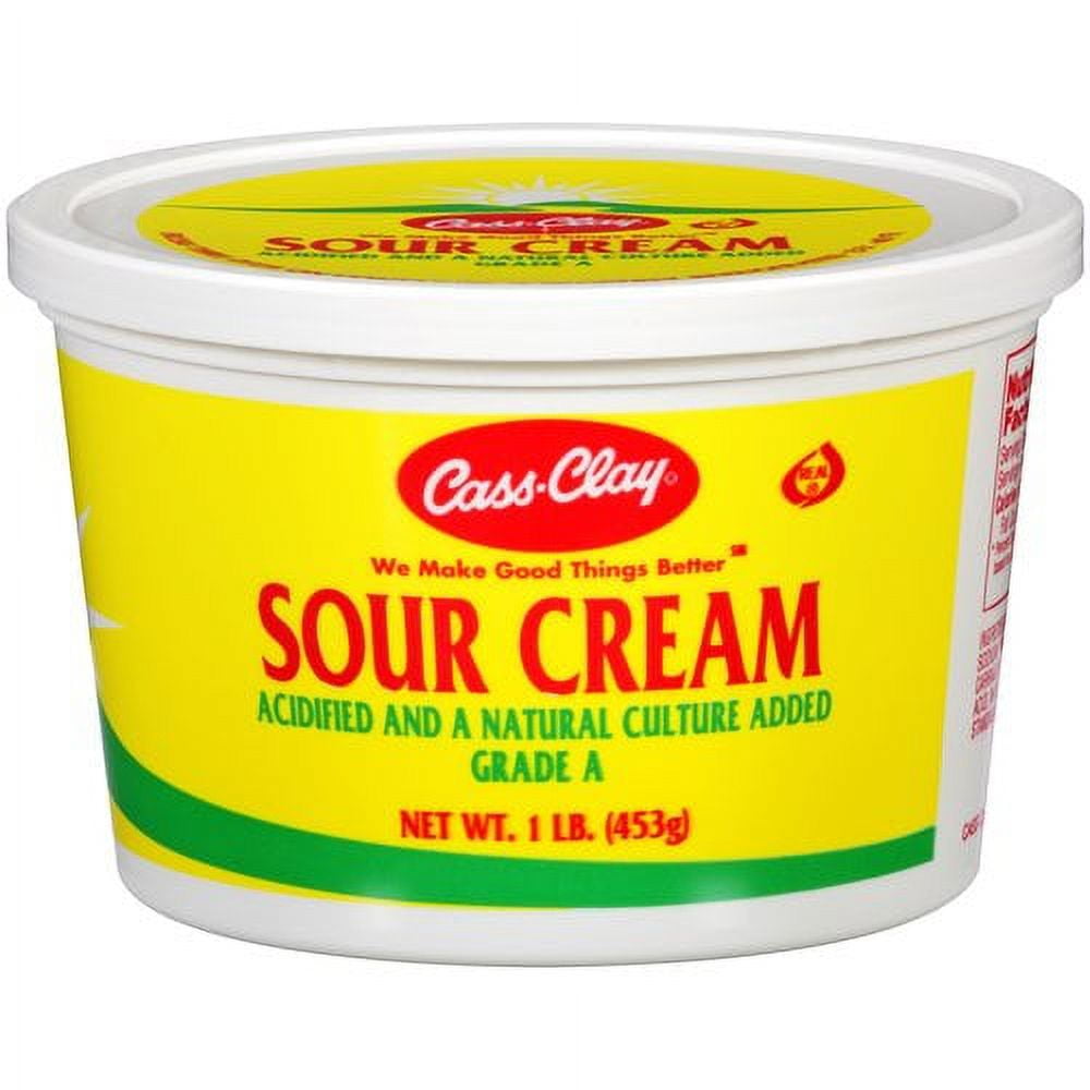 Cass-clay Grade A Sour Cream, 16 Oz. - Walmart.com