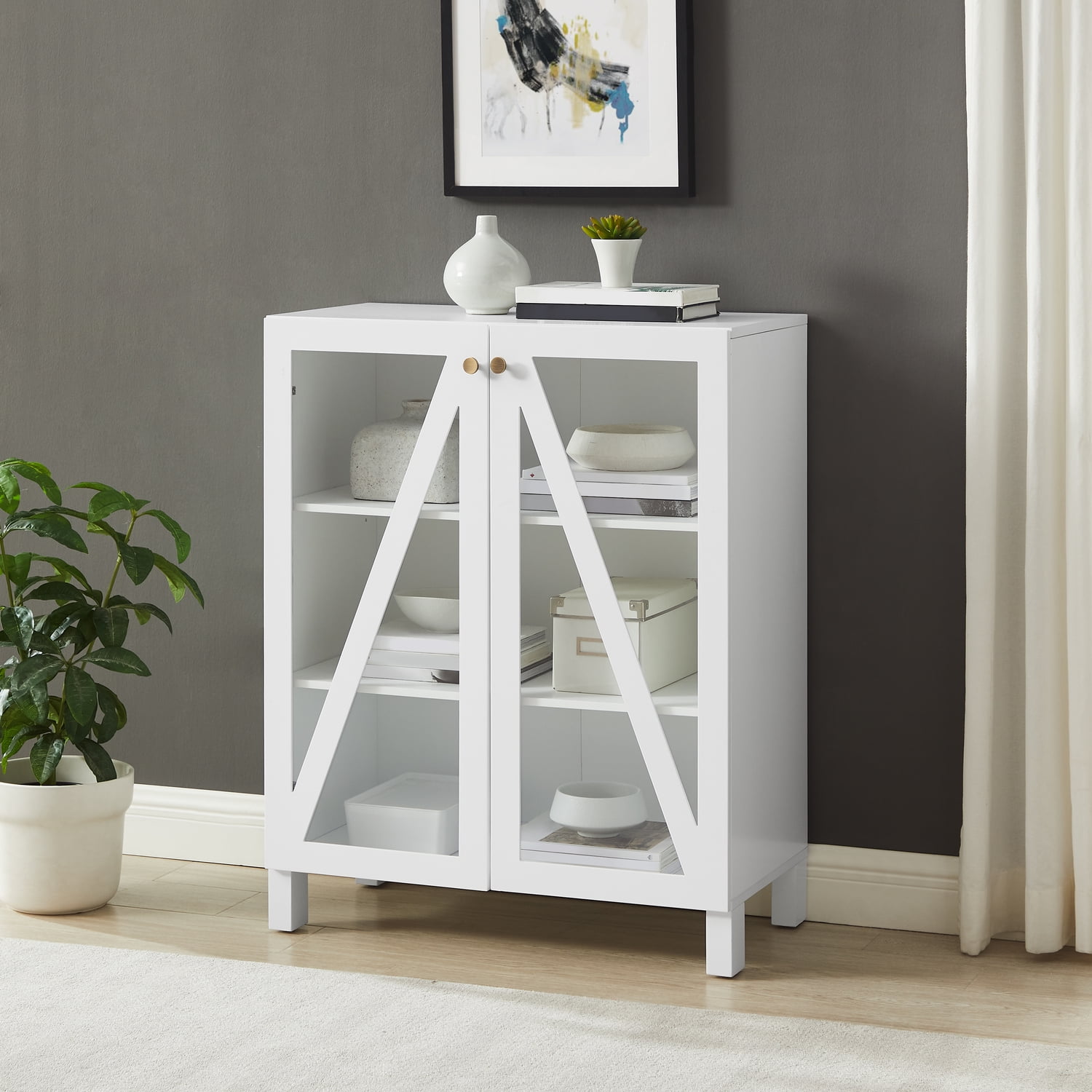 Cassai Stackable Storage Pantry White - Walmart.com