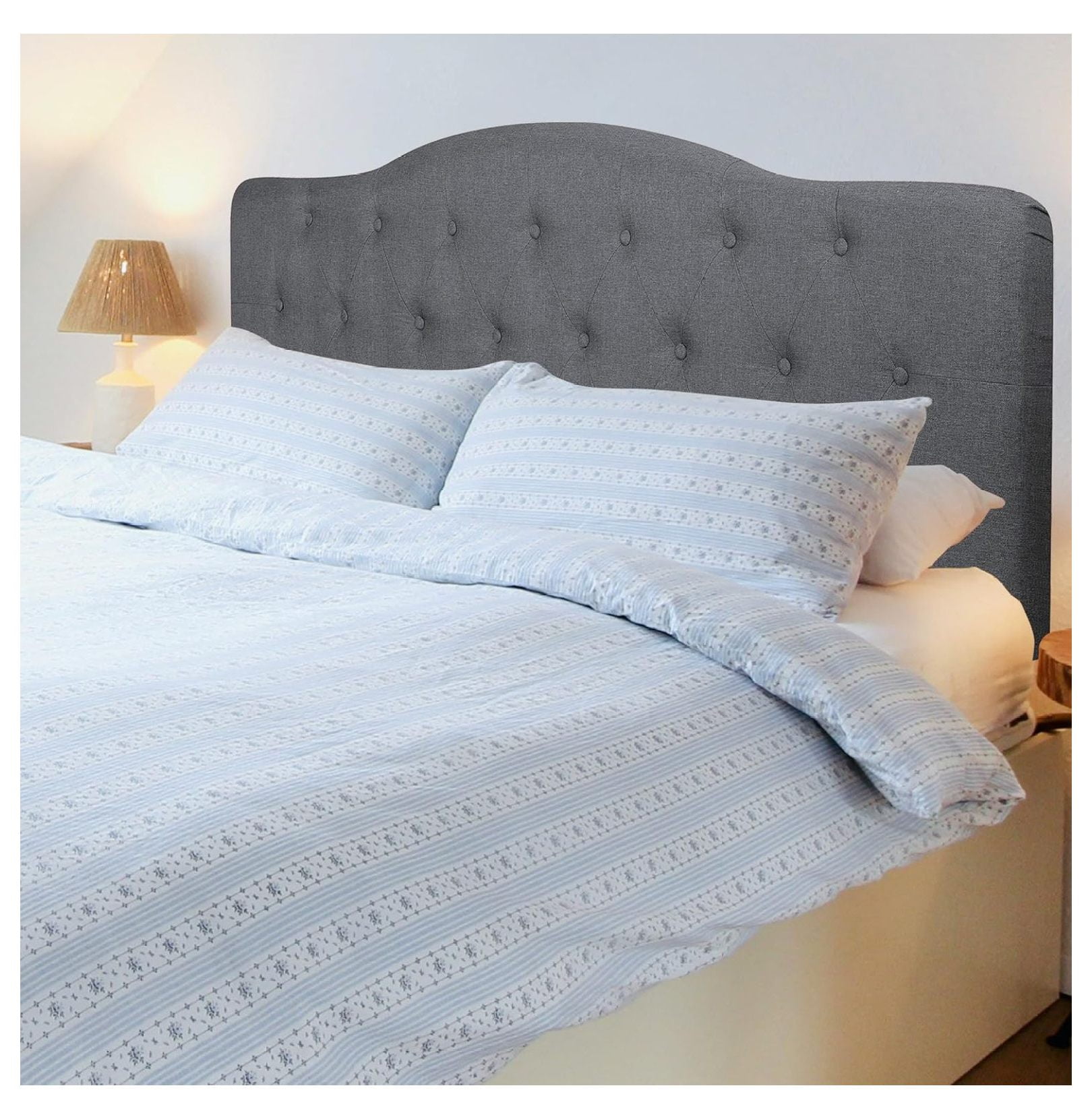 Cassandra Queen Headboard Only, Height Adjustable Bed Headboard Queen ...