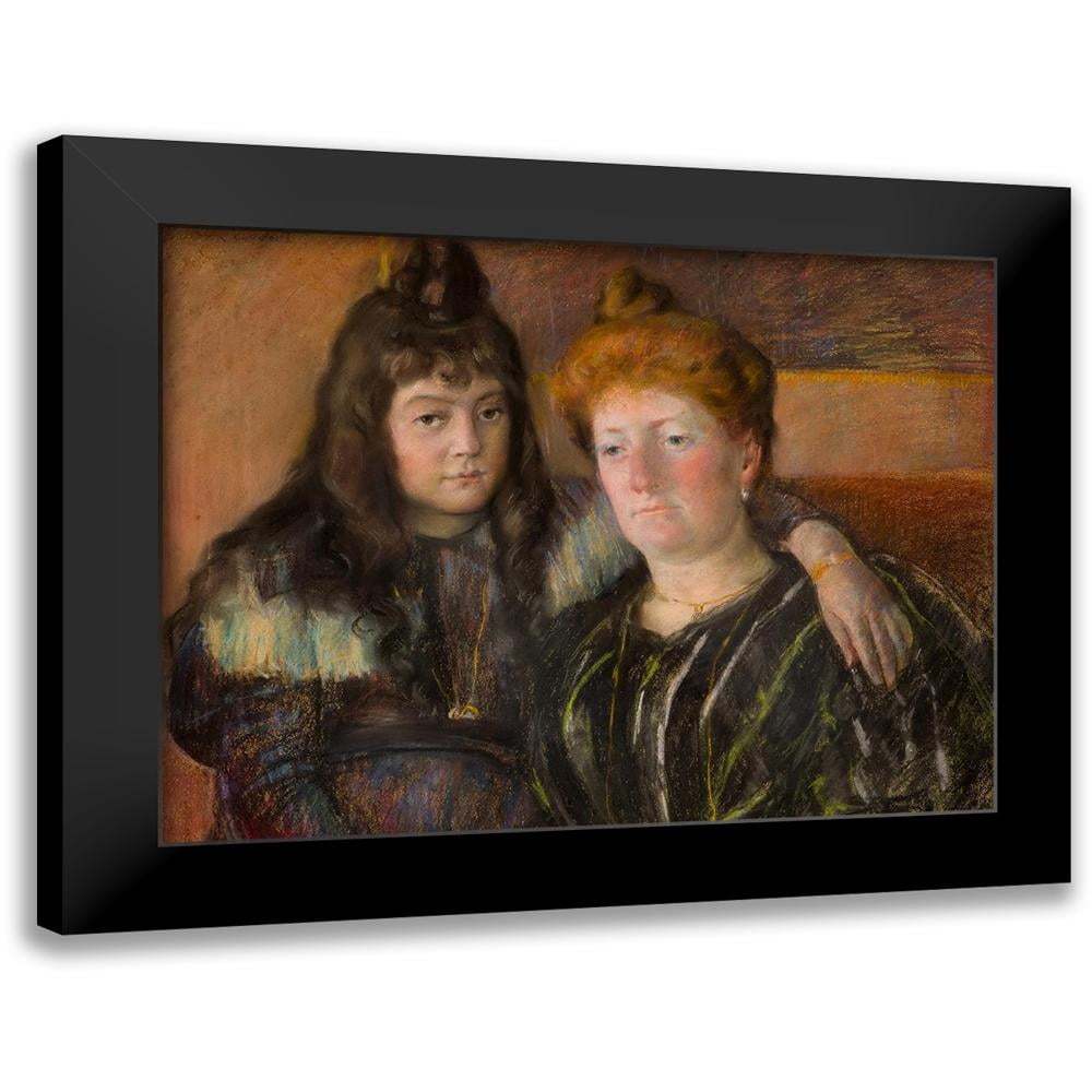 Cassatt, Mary 14x12 Black Modern Framed Museum Art Print Titled ...