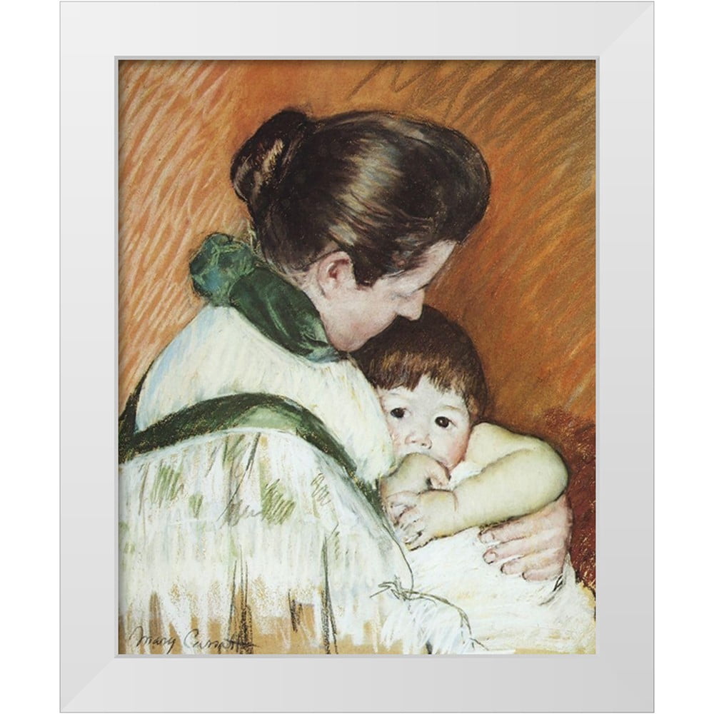 Cassatt, Mary 20x24 White Modern Wood Framed Museum Art Print Titled ...