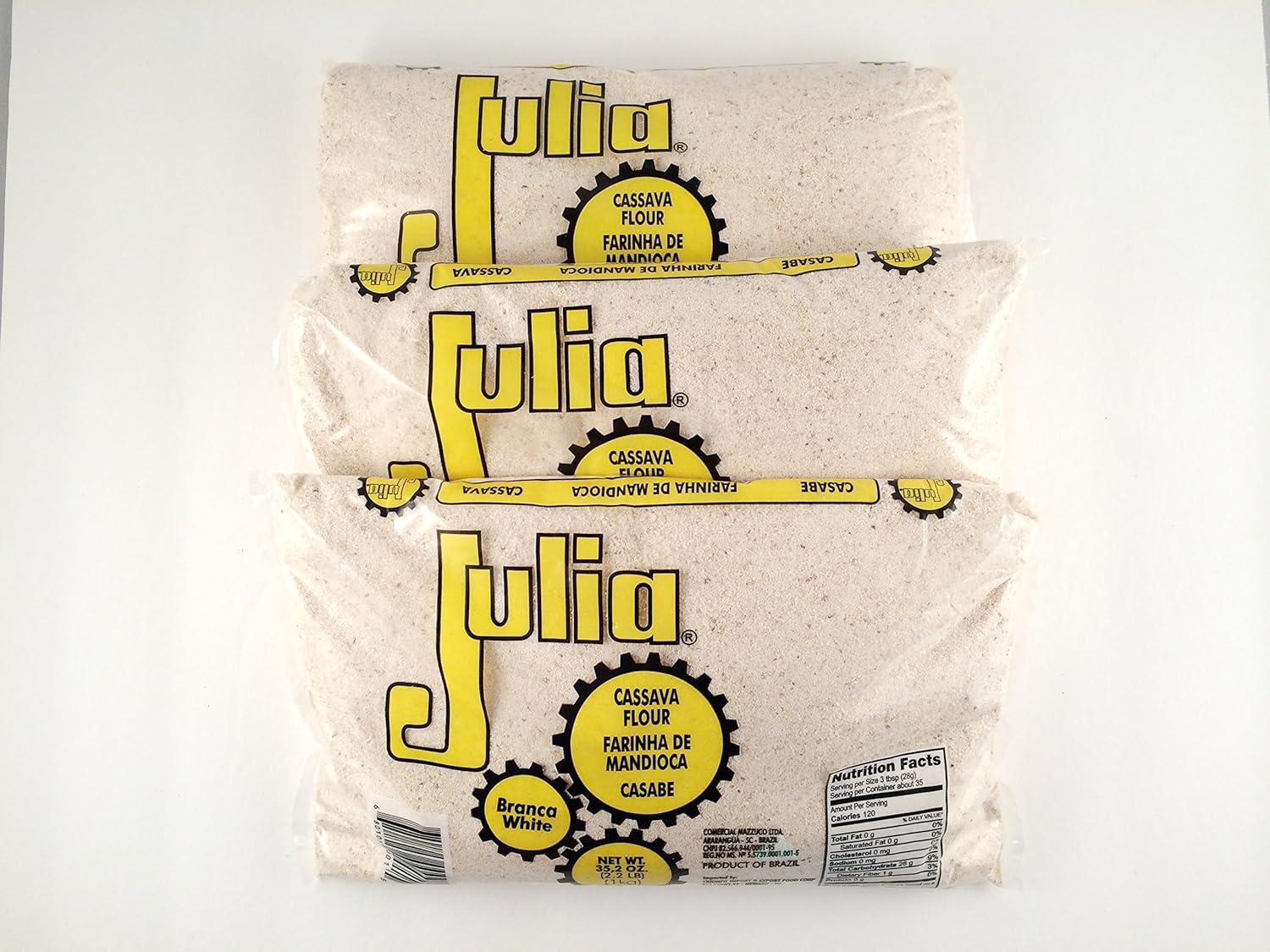 Cassava Flour - Value Bundle 3 Pack of 2.2 Lb. Bags - Walmart.com