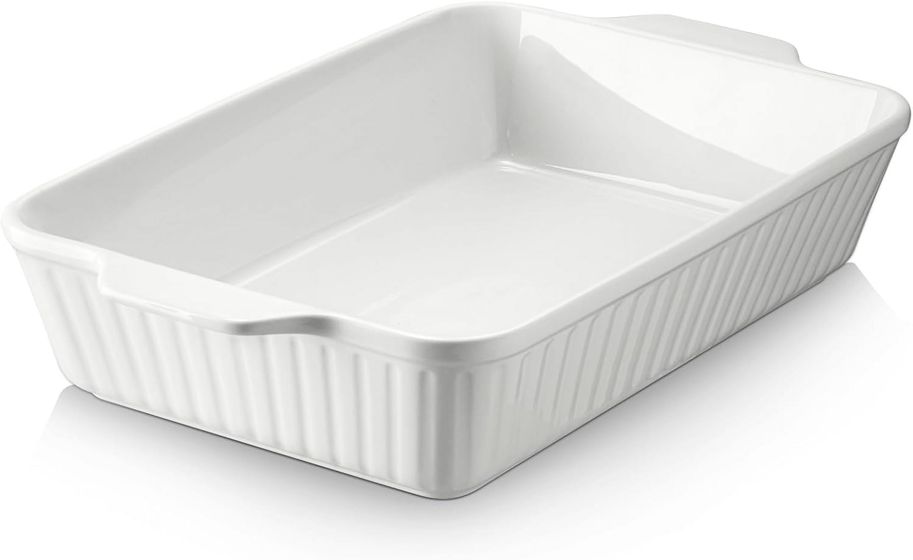 Casserole Dish,Ceramic Baking Dish, Large Lasagna Pan Deep for Oven ...