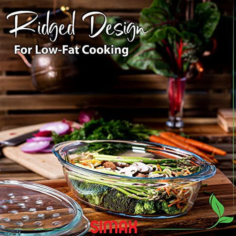 Casserole Dish With Lid: Bakers & Casseroles - Borosilicate Glass ...