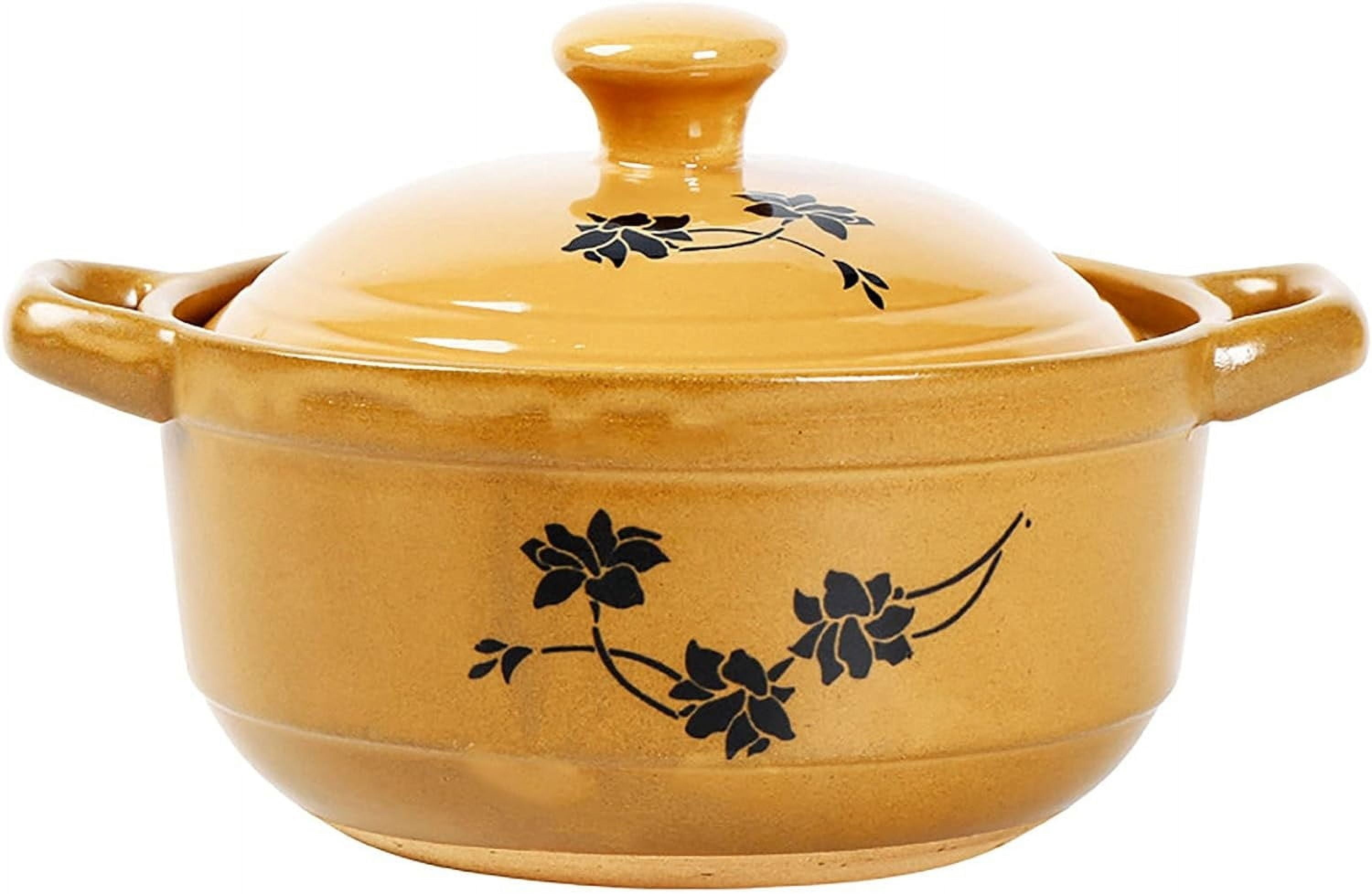 Casserole Dish with Lid,Ceramic Casserole Pot Non Stick Stock Pot ...