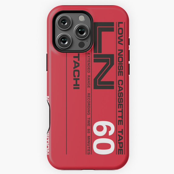 Cassette 33 Retro Tape Phone Case Compatible with iPhone 11-17 Pro Max ...