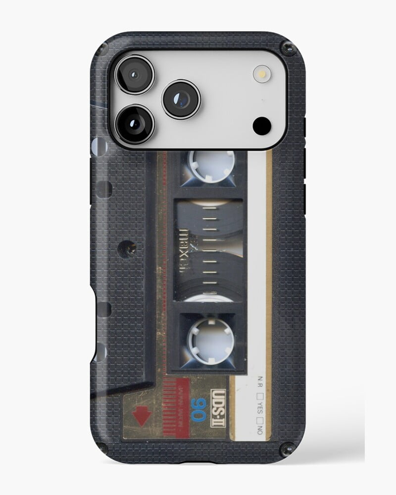 Cassette Gold (Phone Case) H035 Premium Durable Case for iPhone 17 16 ...