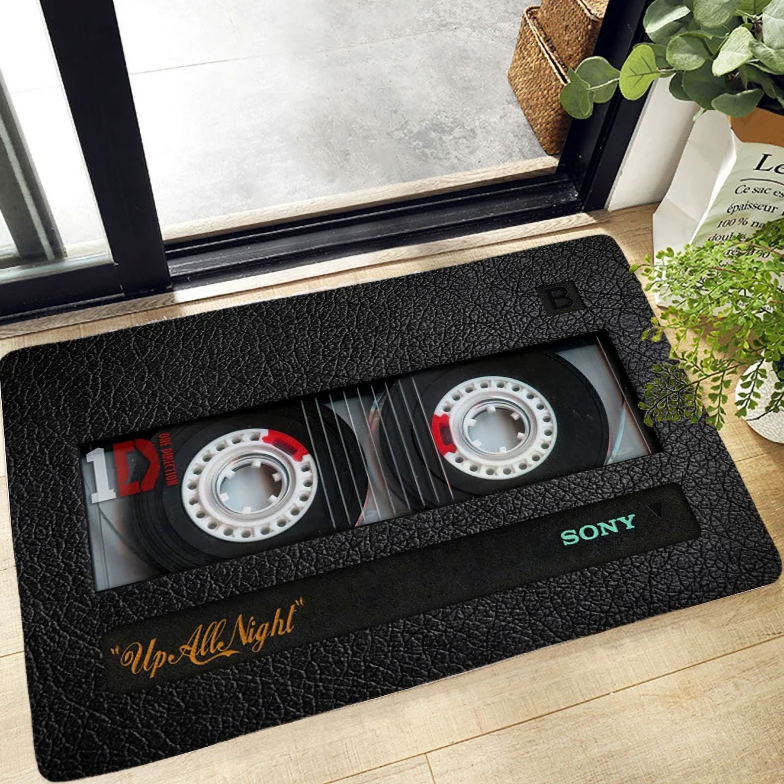 Cassette Music Tape Entrance Door Mat Home Decor Kitchen Hallway ...