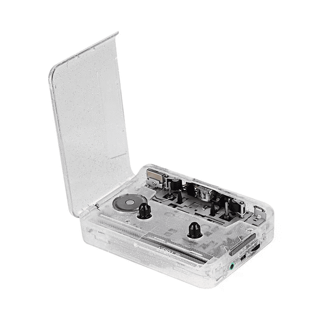 Cassette Player Full Transparent Shell Cassette to MP3 Format Tape ...