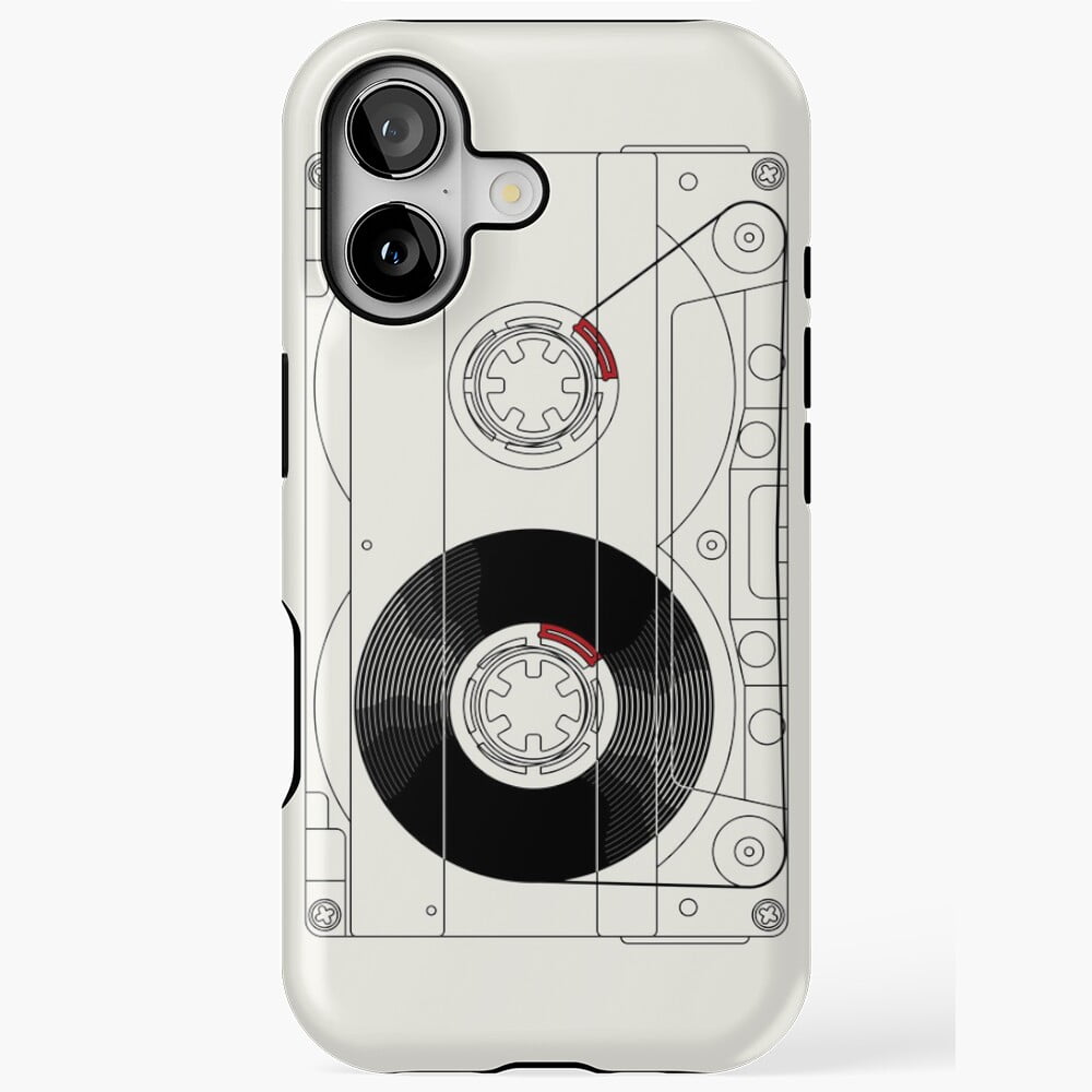 Cassette Retro Classic Music Tape Bright Design iPhone Tough Case 11 to ...